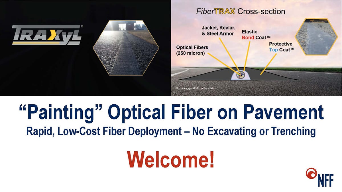 “Painting” Optical Fiber on Pavement: Rapid, Low-Cost Fiber Deployment ...